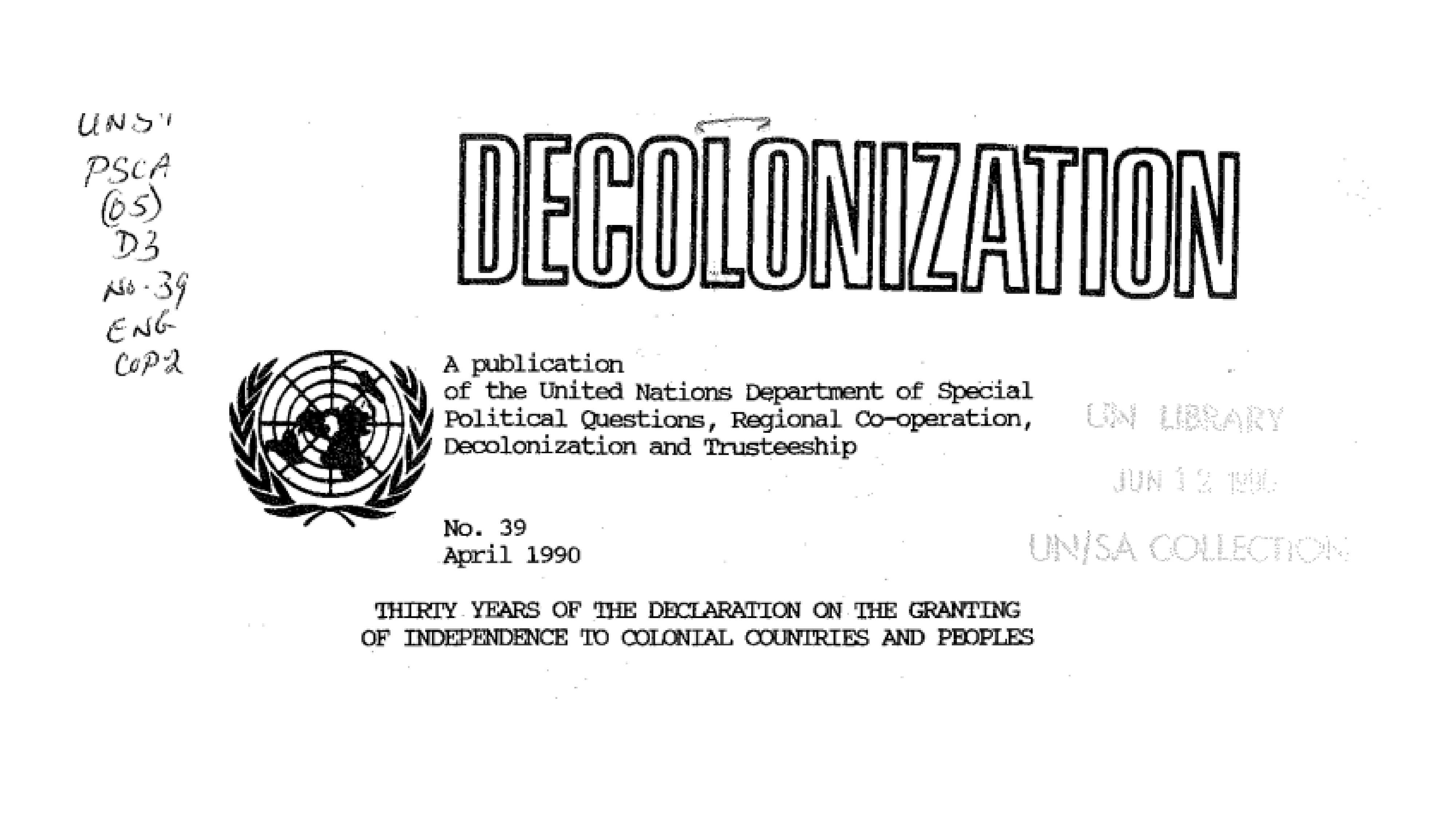 Decolonization Netherlands Antilles at the UN 2 update 3-3 – KIKO TA ...
