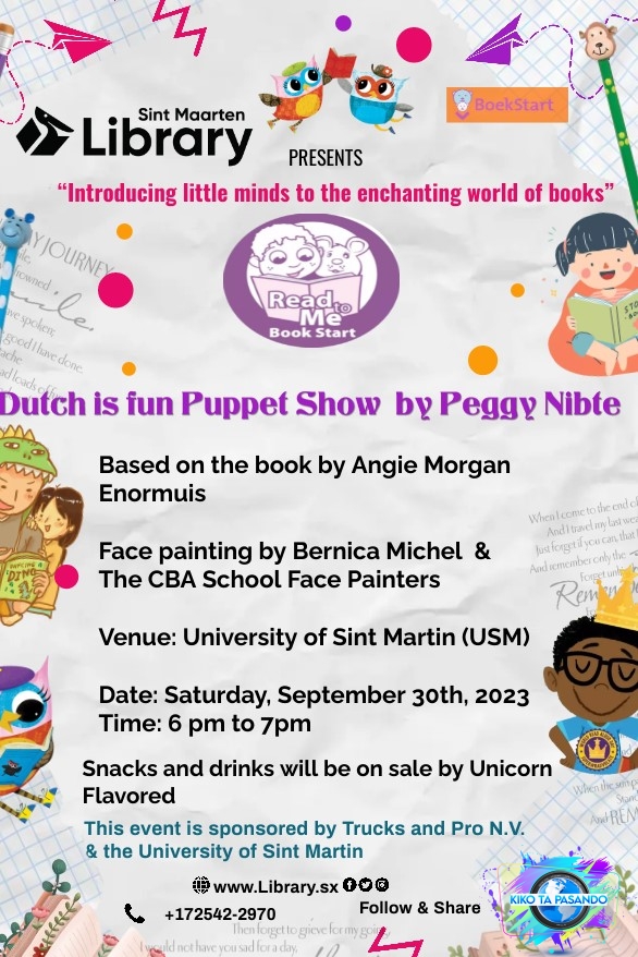 Saturday, September 30, 2023 Puppet show – KIKO TA PASANDO