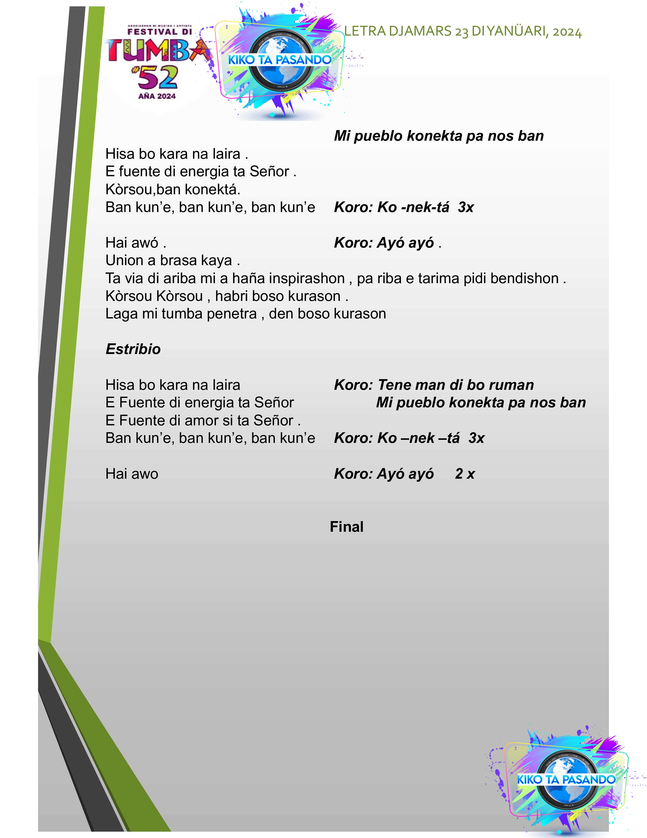 Letranan DJAMARS 23-01 – TUMBA KIKO TA PASANDO2024 (14) – KIKO TA PASANDO