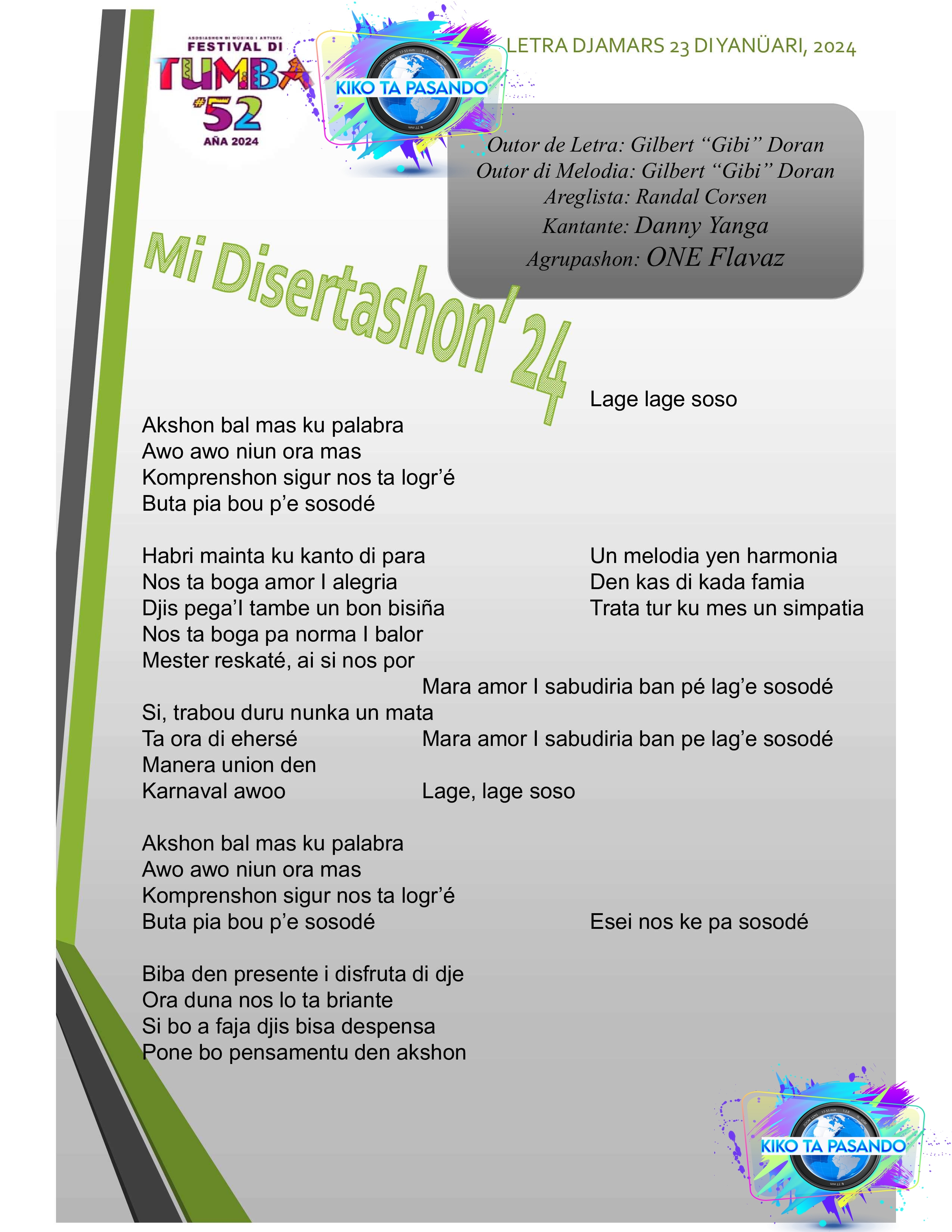 Letranan DJAMARS 23-01 – TUMBA KIKO TA PASANDO2024 (34) – KIKO TA PASANDO