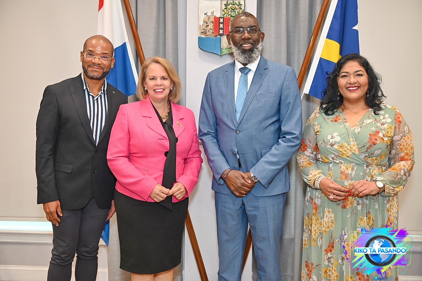 Promé Minister sr. Gilmar Pisas a reuní ku Promé Minister di Aruba sra ...