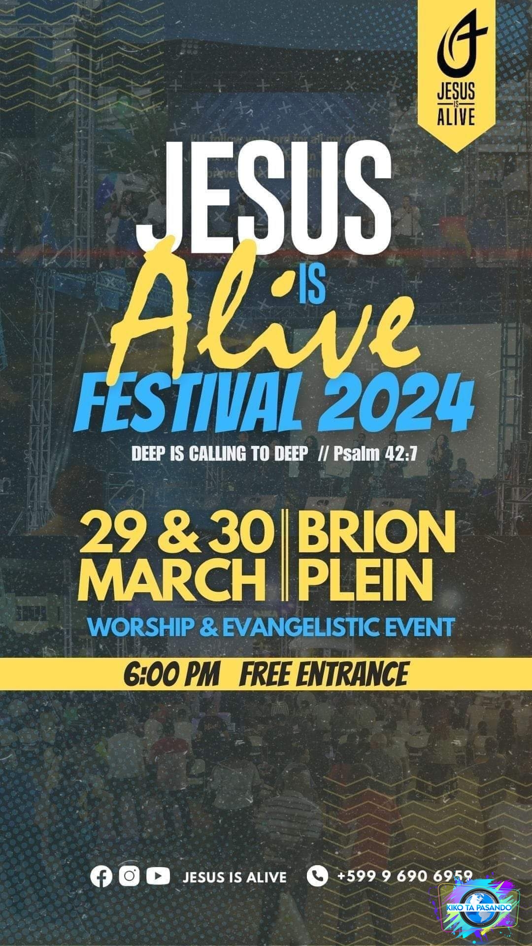 Jesus is Alive Flyer – KIKO TA PASANDO