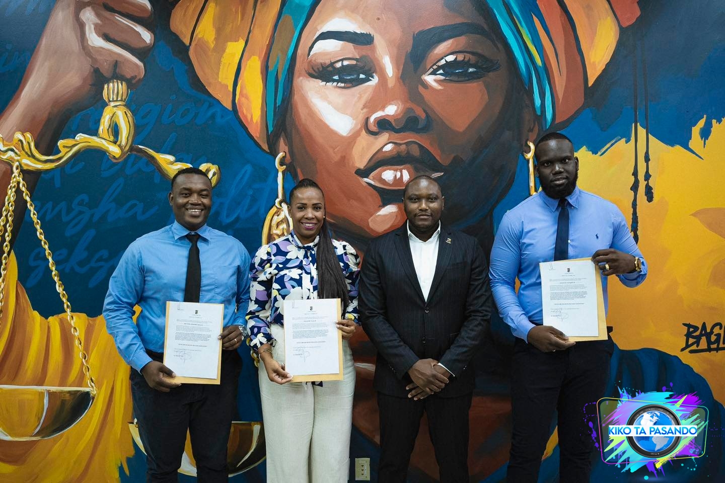 A huramentá tres kolega ku ta bai laborá na Stichting BAB. – KIKO TA ...