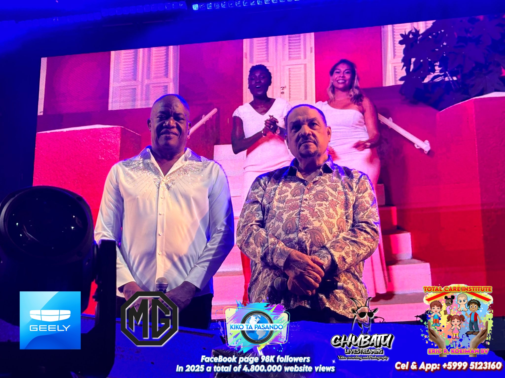 Himno di AMAK tambe a zona komo apertura di e promé anochi di Festival ...