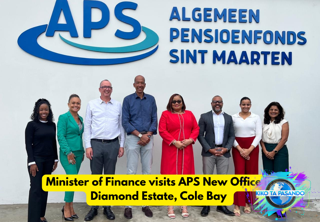 Minister of Finance visits APS New Office in Diamond Estate, Cole Bay ...
